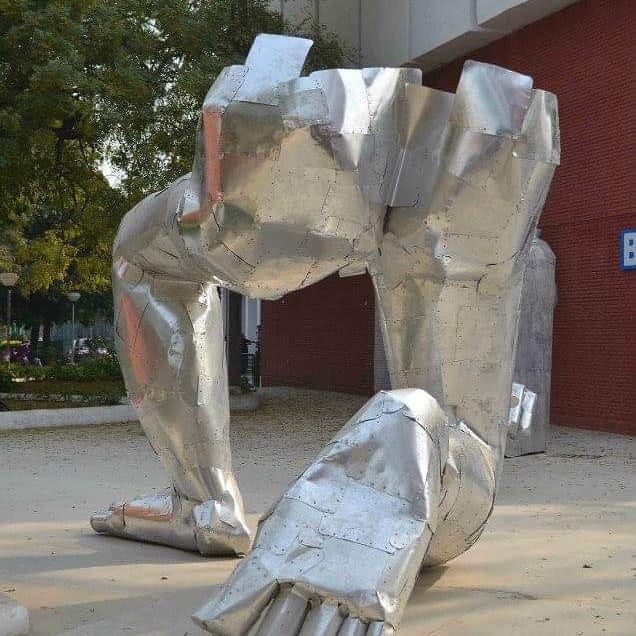 Metal sculptures collage project - kala Nishtha